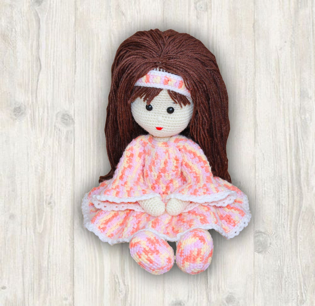 Crochet Pattern: Caroline Doll , Amigurumi Doll, Amigurumi Girl english ...