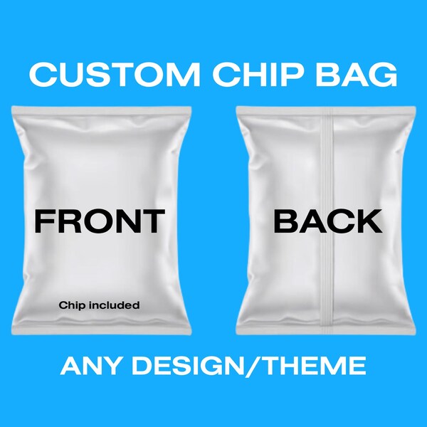 Custom Chip Bags - Etsy