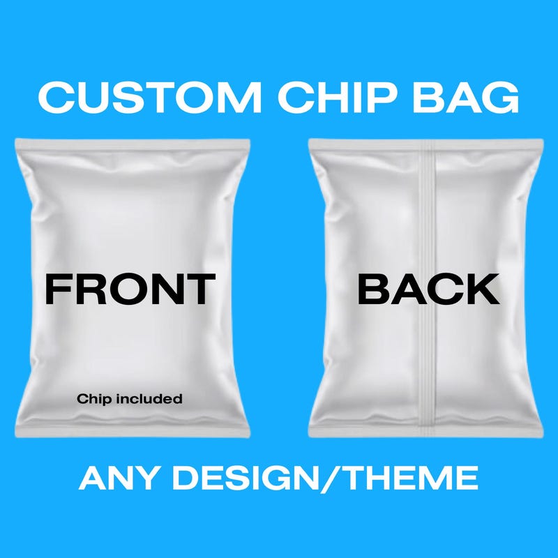 Custom Chip Bags - Etsy