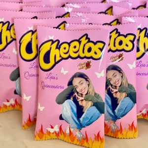 Quinceañera Chip Bag, Baby Pink Butterfly Bag, Mis Quince, 15th ...