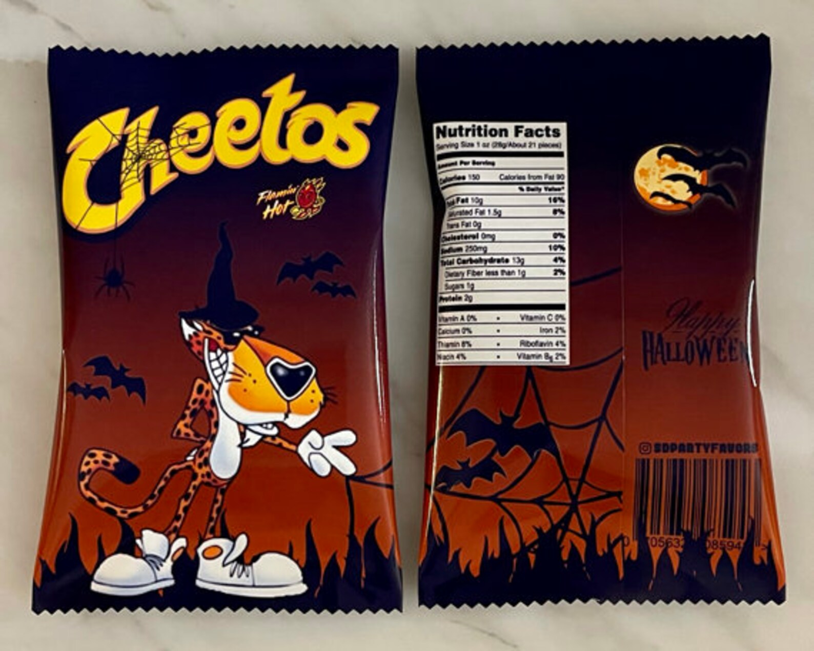 Halloween Themed Cheetos Perfect Halloween Party Favors | Etsy