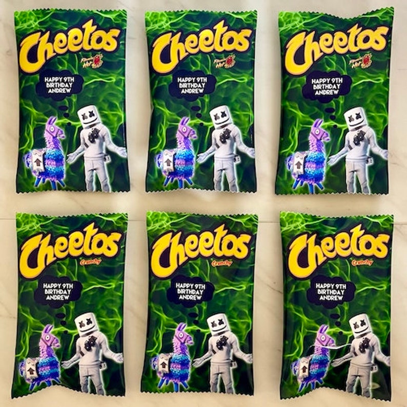 Custom Chip Bags Any Theme Bags Come Assembled With Chips - Etsy