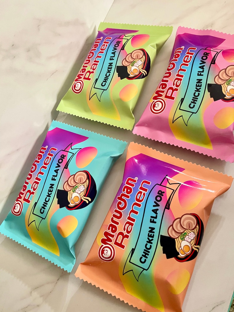 Custom Ramen Noodle Packets. Personalized for Any Event. - Etsy