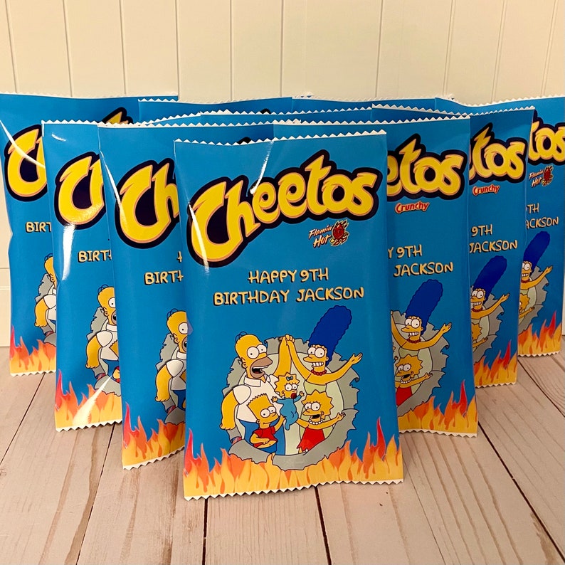 Custom Chip Bags Any Theme Bags Come Assembled With Chips - Etsy