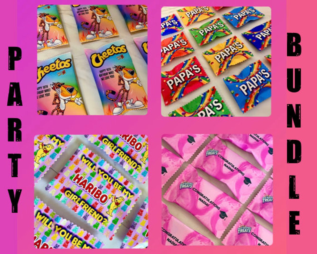 48 Snack Bundle Custom Party Favor Bundle The Perfect Etsy