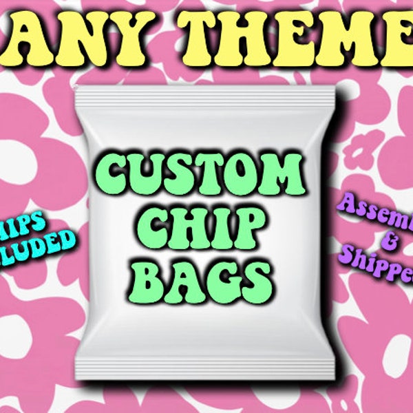 Custom Chip Bags - Etsy