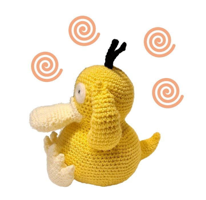 Psyduck Amigurumi Crochet Pattern - Instant PDF Download - Etsy