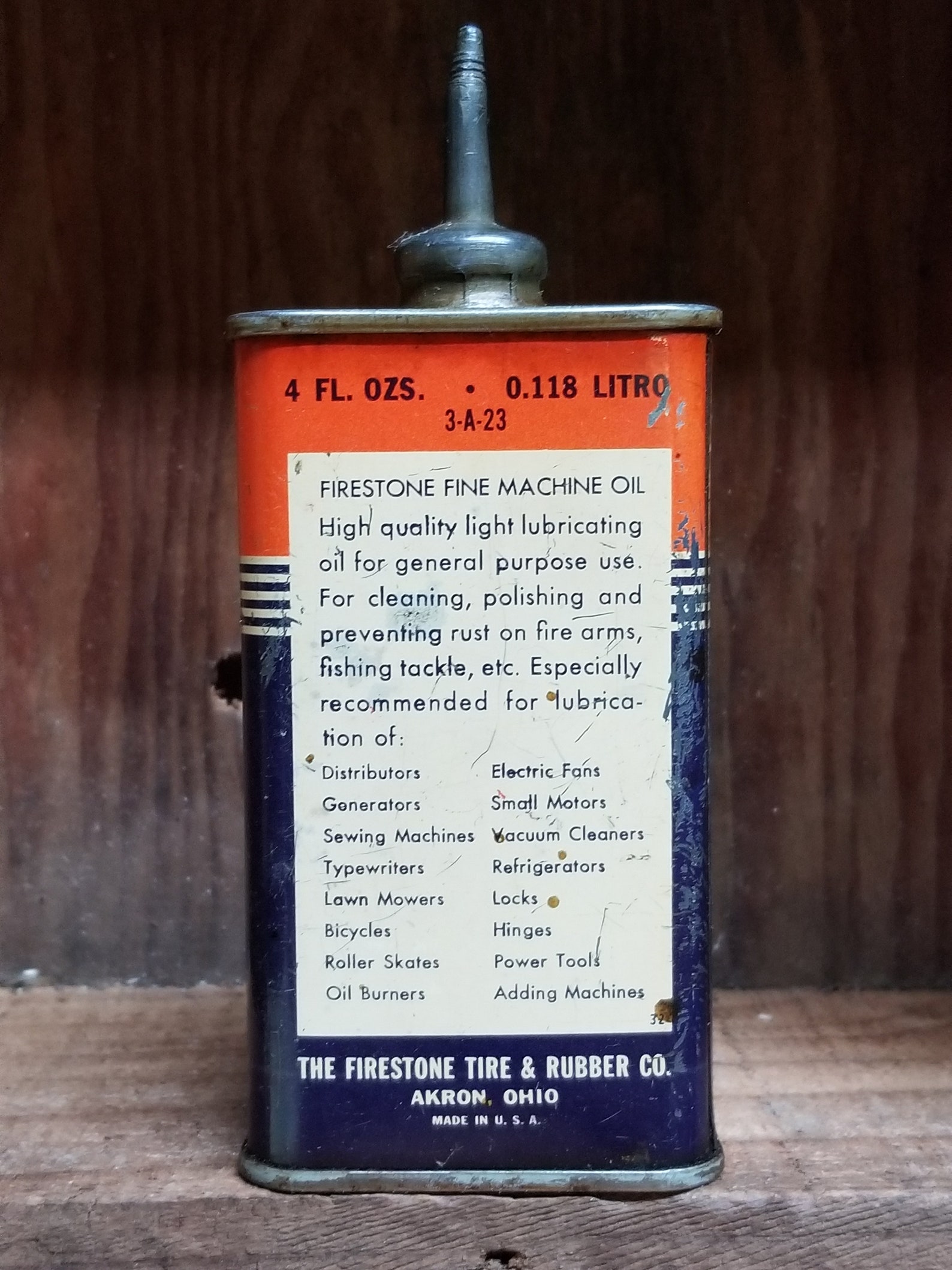 Firestone Fine Machine Oil 4oz - Etsy