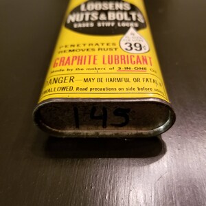 Kant-rust Graphite Lubricant Oil Can 4 Oz. - Etsy