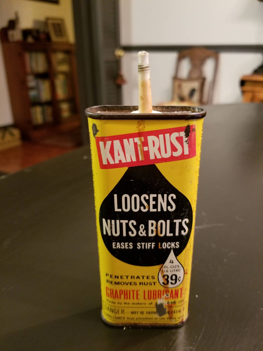 Kant-rust Graphite Lubricant Oil Can 4 Oz. - Etsy