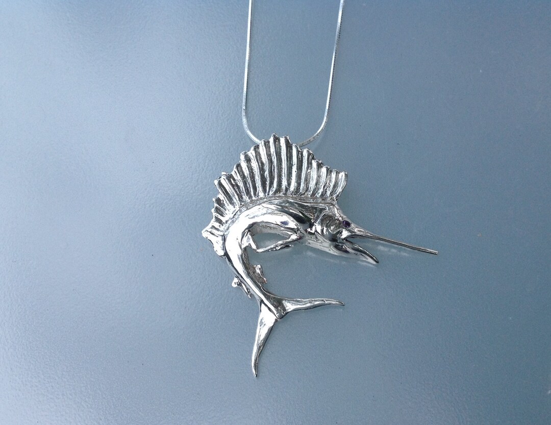 Sailfish Large Necklace. Grand Slam. Sea Life, Ocean Fish, Jewelry ...