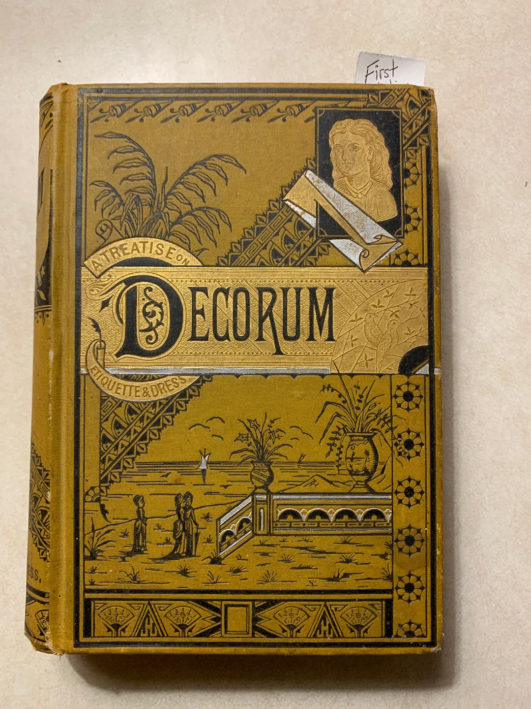 Antique Book/ Decorum/ Victorian Etiquette Re Social Customs - Etsy
