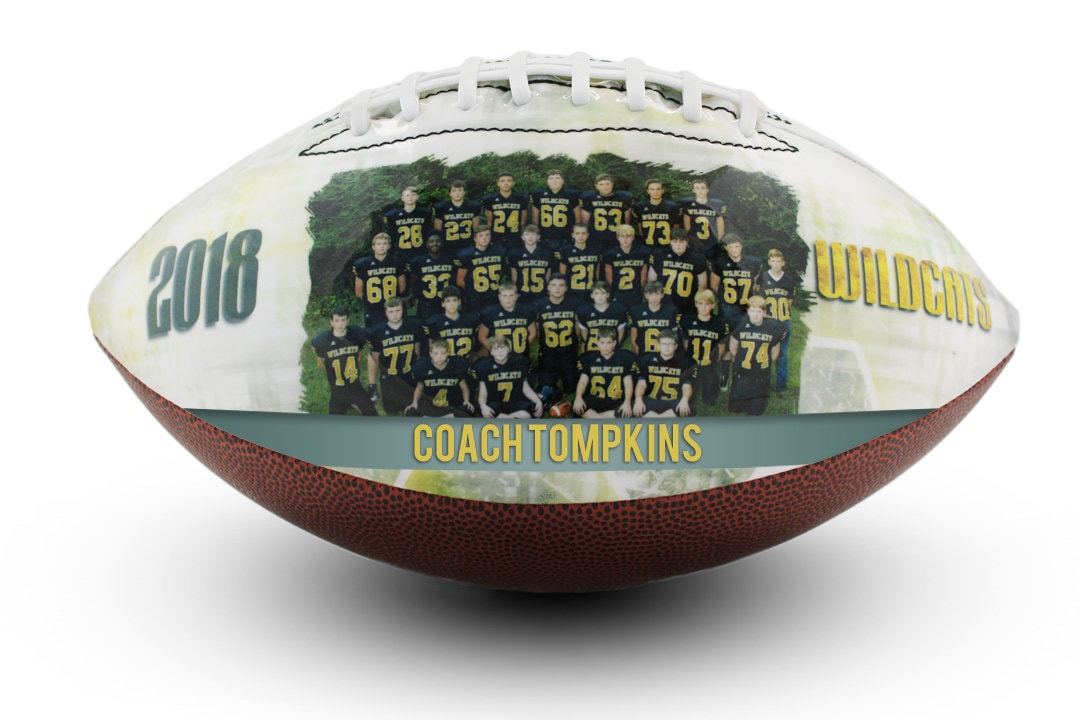 Custom Football Coach Gift - Full Size Custom Football - Etsy