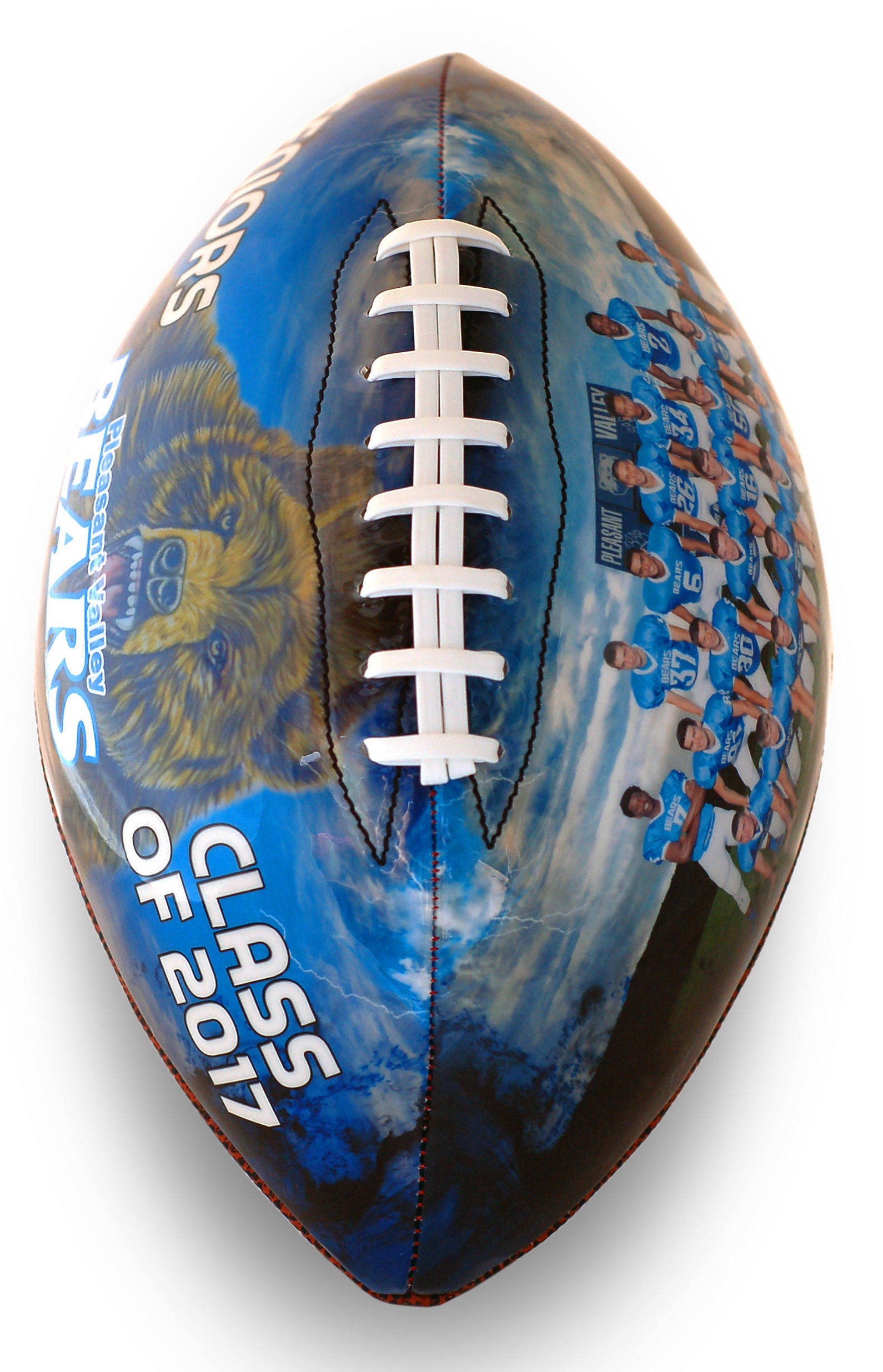 Custom Made Football - High School Senior Football Gift, Football Coach ...