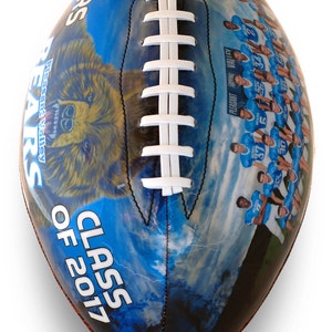 Customized Football Perfect for High School Senior Gifts, Athletic ...
