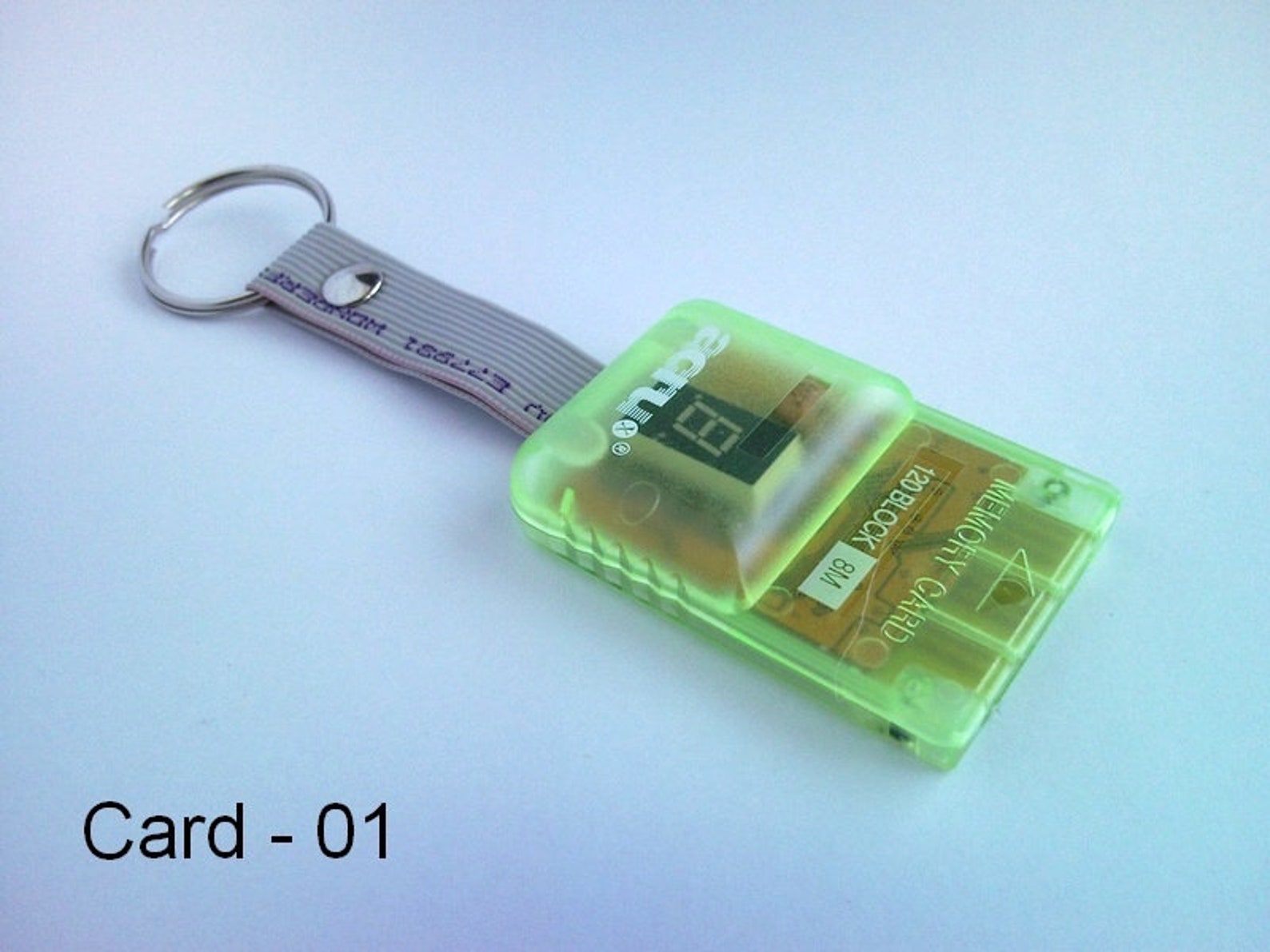 PlayStation memory card keychain keyring pocket keyholder | Etsy