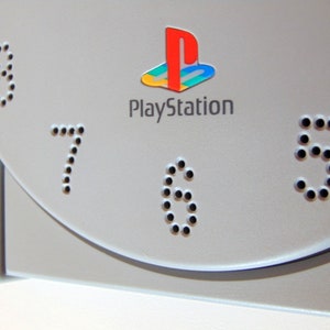 Playstation 1 Classic Console Clock - Gamer Room Decor - Playstation ...