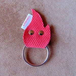 Recycled Fire Hose Keychain, Firefighter Gift, Fireman Gift ...