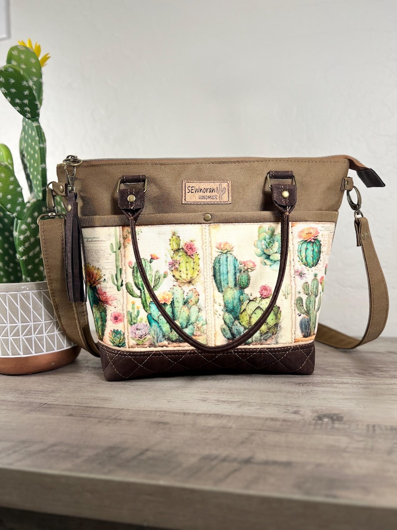 Sewnoran Cactus Tote Bag Handbag Crossbody - Etsy