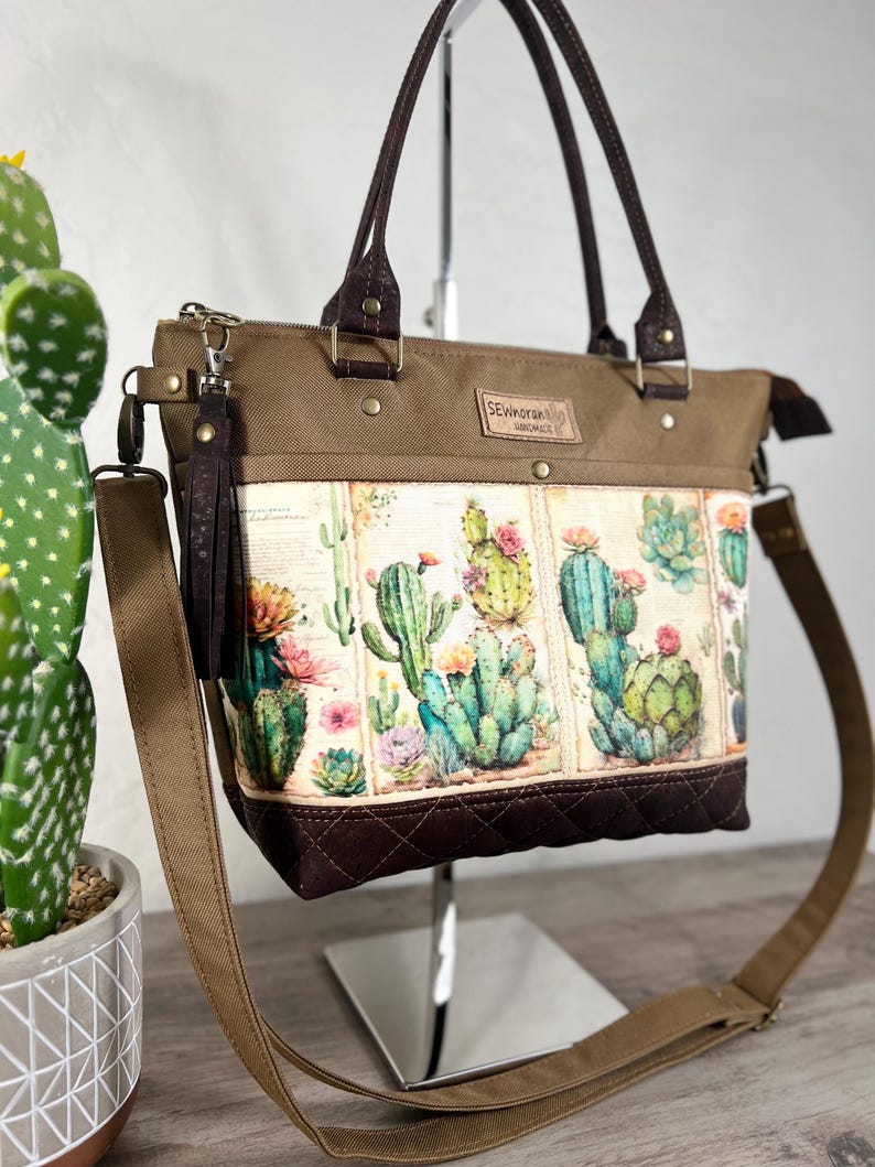 Sewnoran Cactus Tote Bag Handbag Crossbody - Etsy
