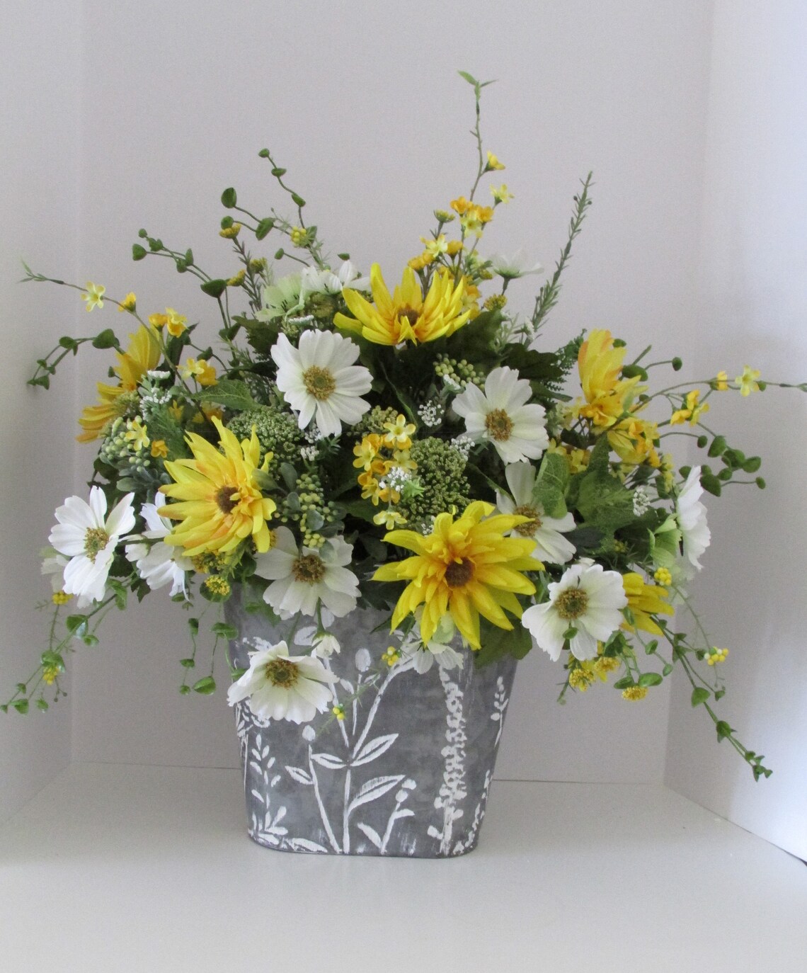 Floral Wall Decor Home Decor Arrangement Front Door Decor - Etsy