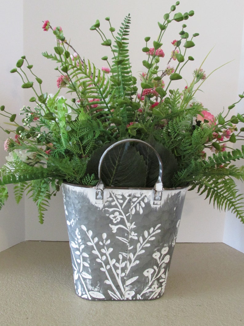 Floral Wall Decor, Floral Door Decor, Floral Wall Pocket, Floral Wall ...