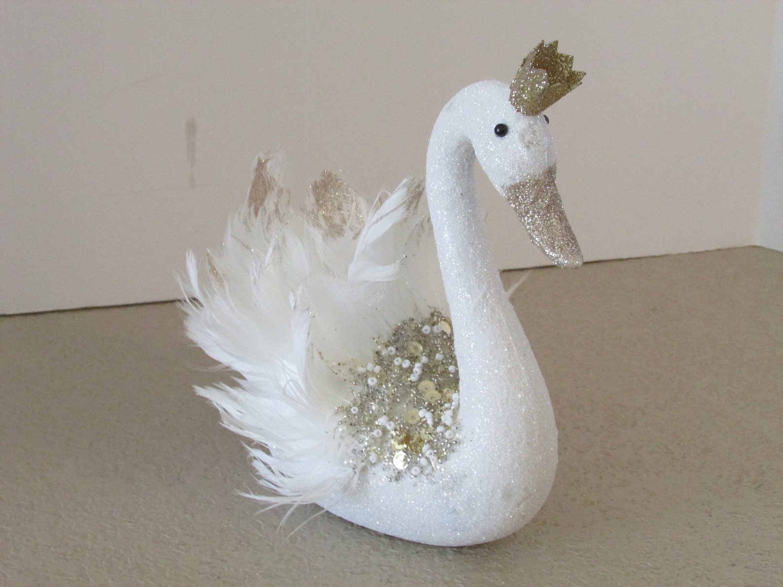 Christmas Swan Centerpiece Christmas Table Arrangement - Etsy