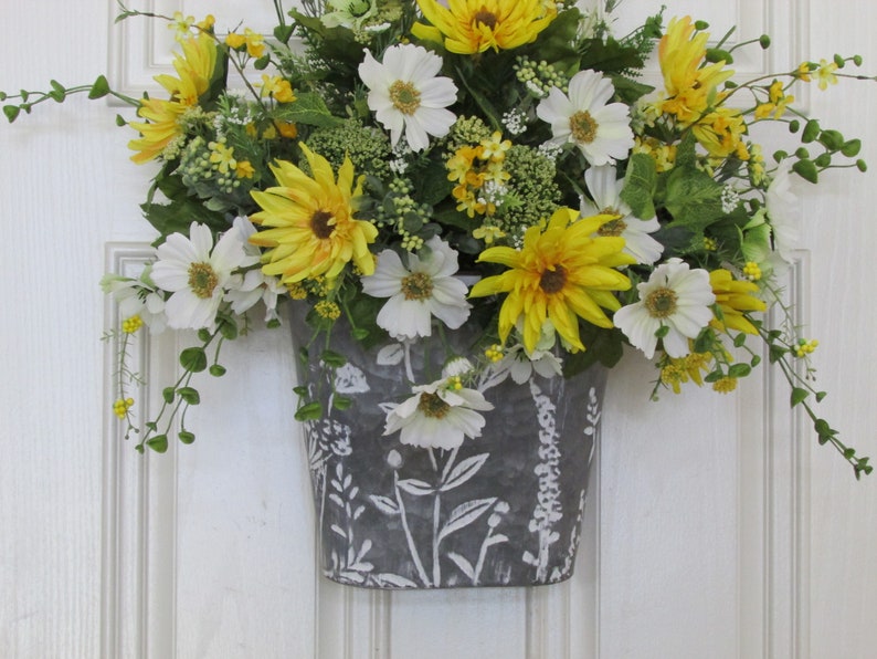 Floral Wall Decor Home Decor Arrangement Front Door Decor - Etsy