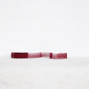 Berry Red Lace, Burgundy Red Lace Ribbon, Craft and Sewing Cotton Trim ...