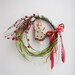 Little Angel Wreath Wooden Angel Wreath Red Berries and - Etsy