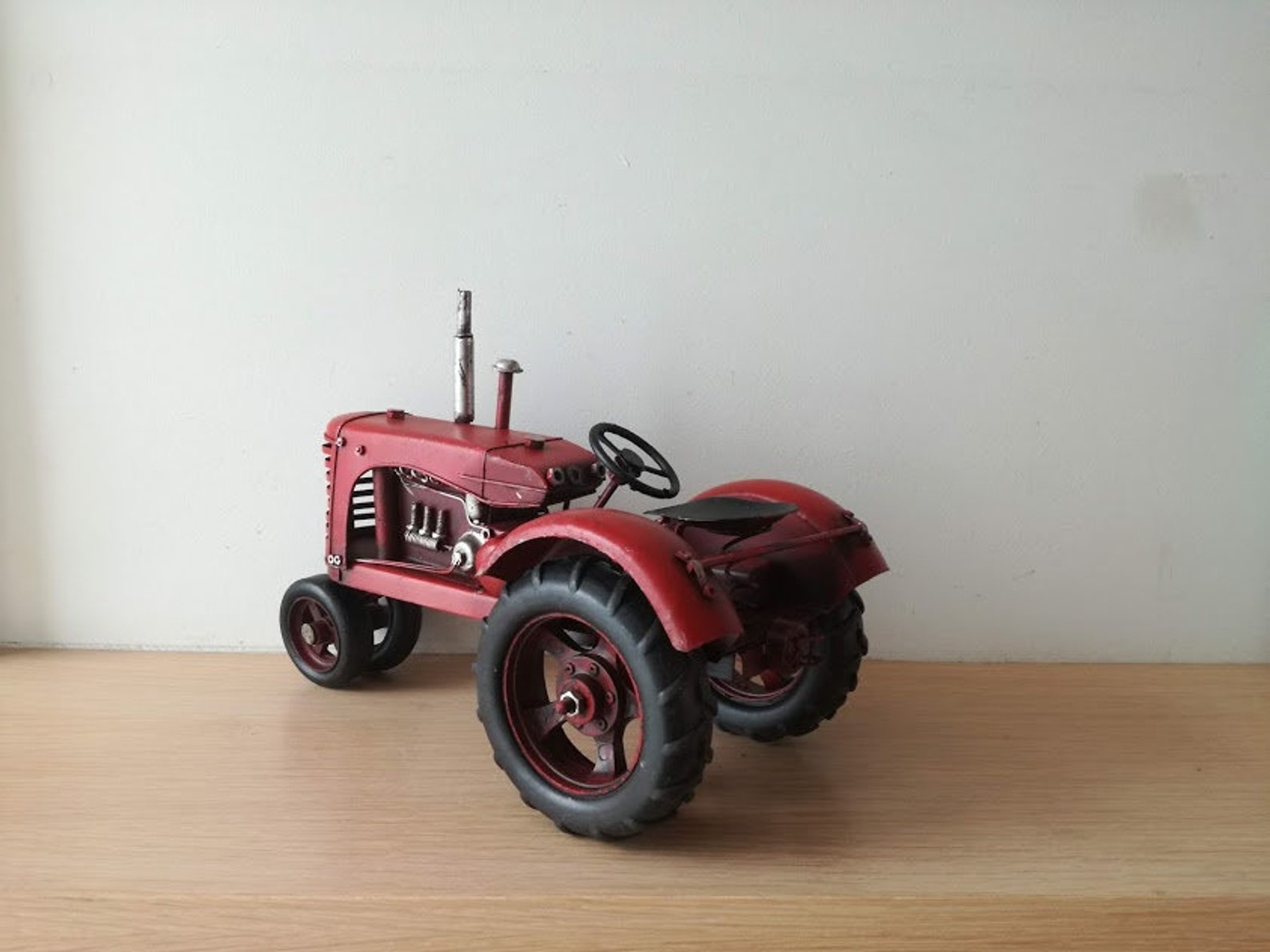 Red Tractor Collectible Miniature Vintage Metal Tractor | Etsy