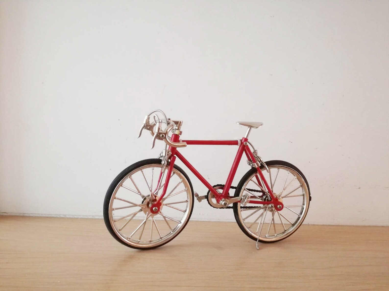 Red racing bike miniature vintage collectible toy red | Etsy