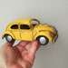 Yellow Bug Car Miniature, Collectible Bug Car Miniature, Shabby, Retro ...