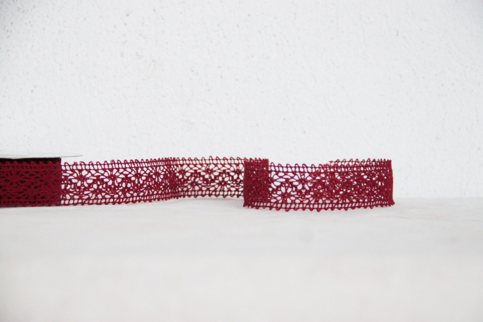 Berry Red Lace Burgundy Red Lace Ribbon Craft and Sewing - Etsy