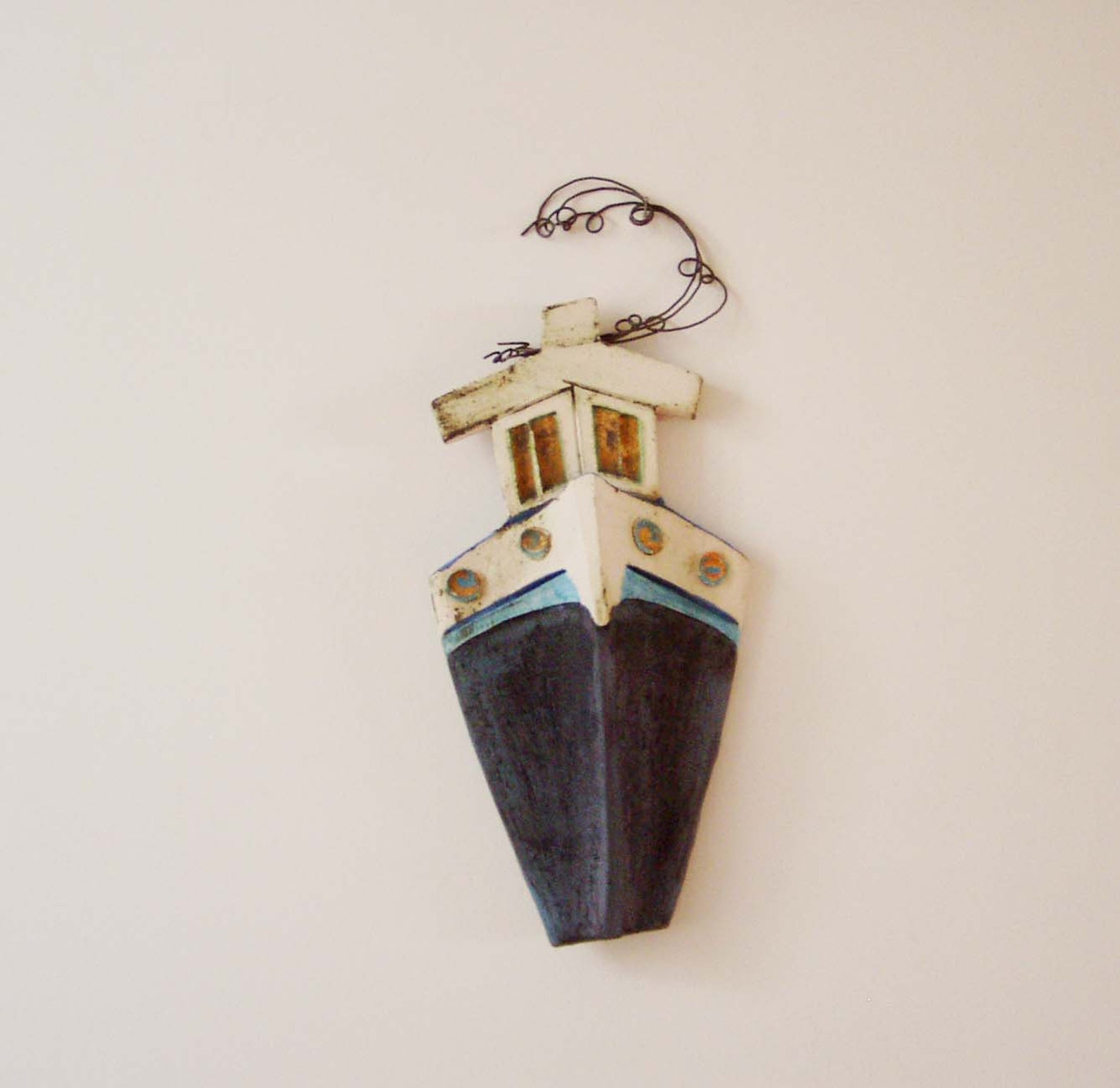 Ceramic ship prow wall hanging of a ship's prow | Etsy