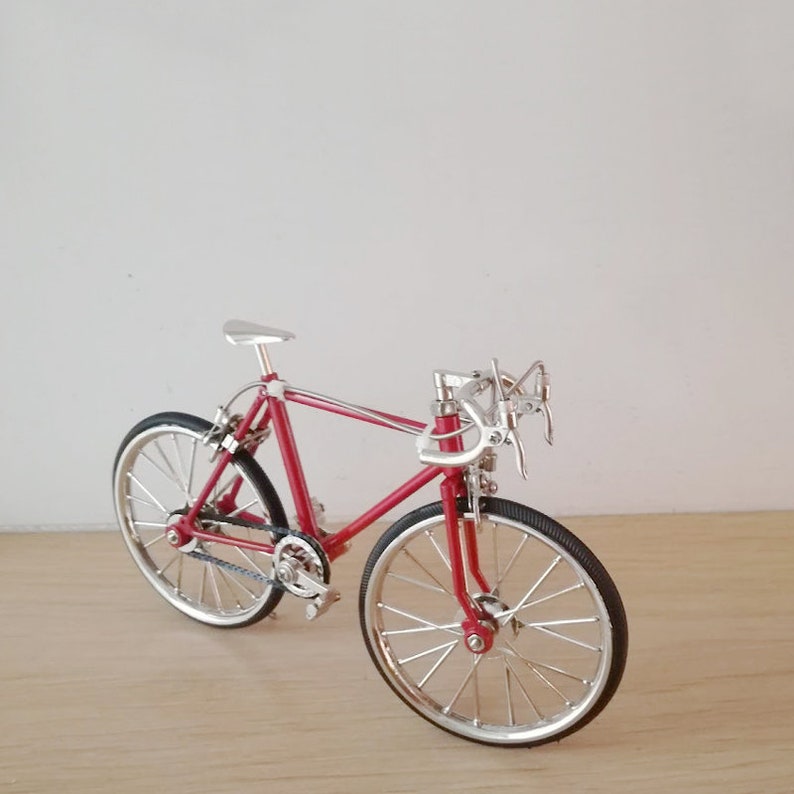 Red Racing Bike Miniature Vintage Collectible Toy Red - Etsy