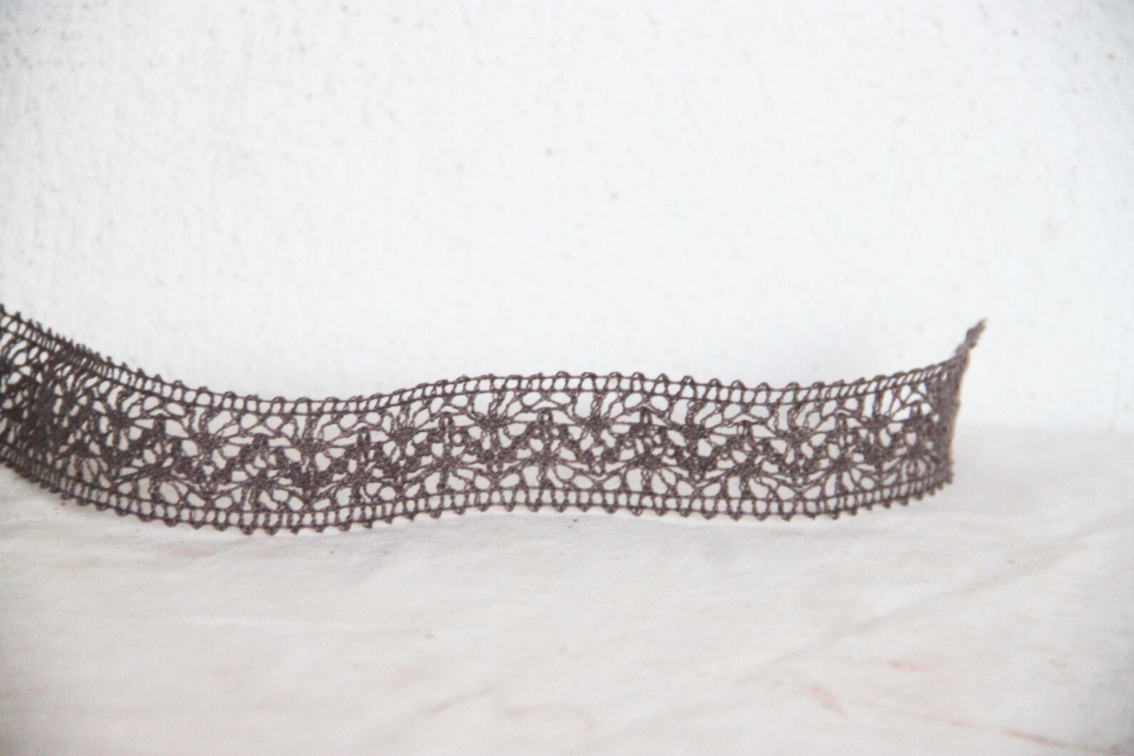 Grey Cotton Lace Soft Mouse Grey Lace Ribbon Craft and - Etsy