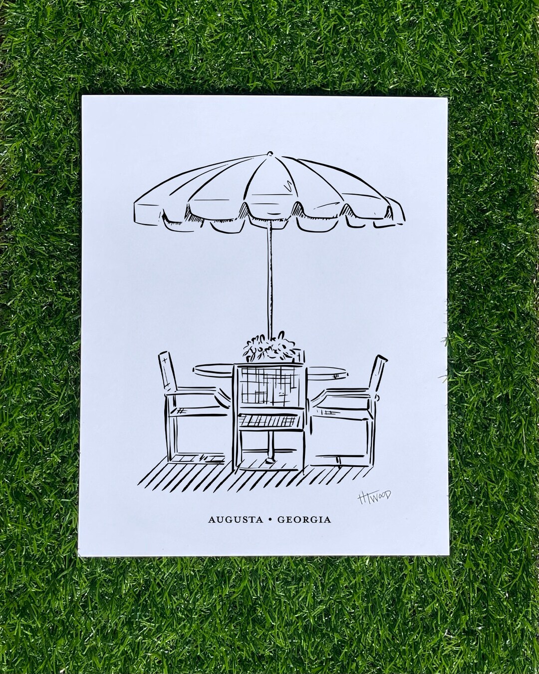 Masters Umbrellas Augusta National Terrace - Etsy