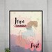 Love Yourself First Art Print | Mental Health Illustration (digital ...