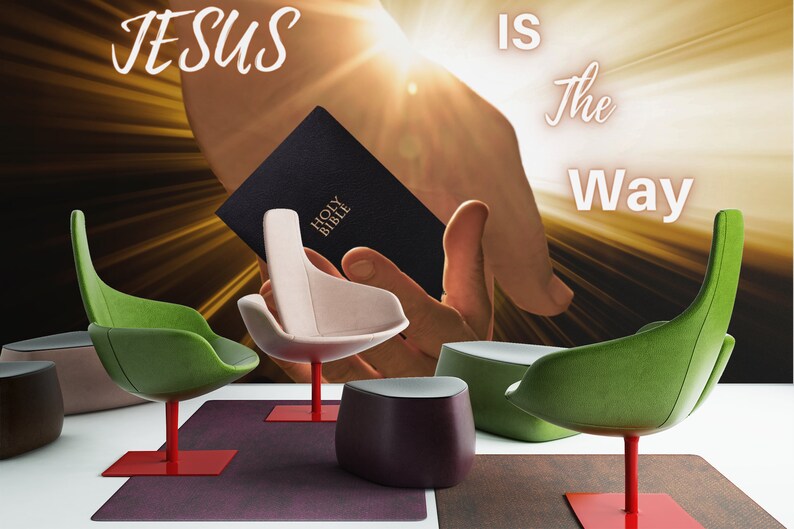 Manos y Biblia Mural Mural Wall Art / Wall Art Digital Download ...