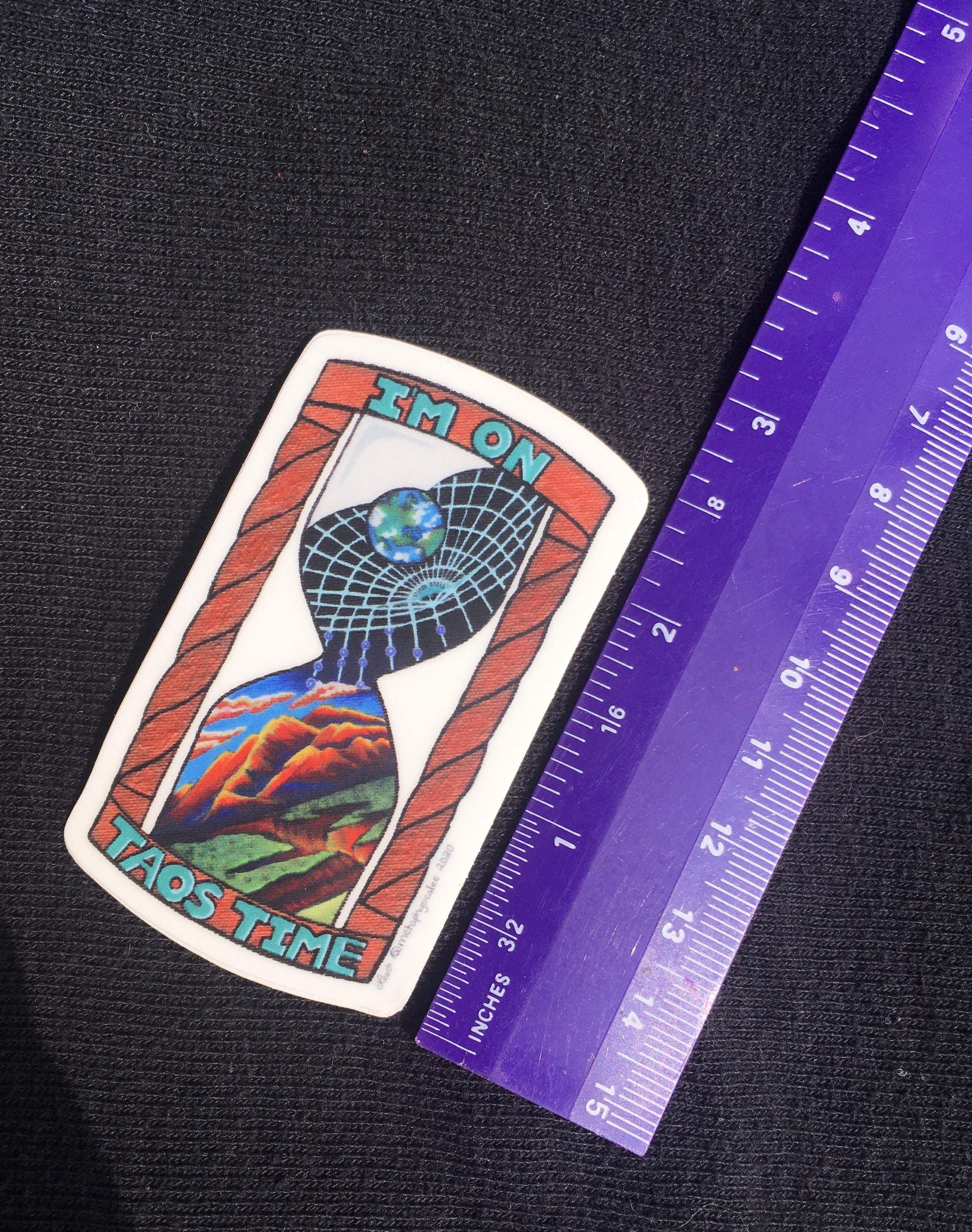 Im on Taos Time Original Cutout 3x3 Decal Sticker Stocking - Etsy