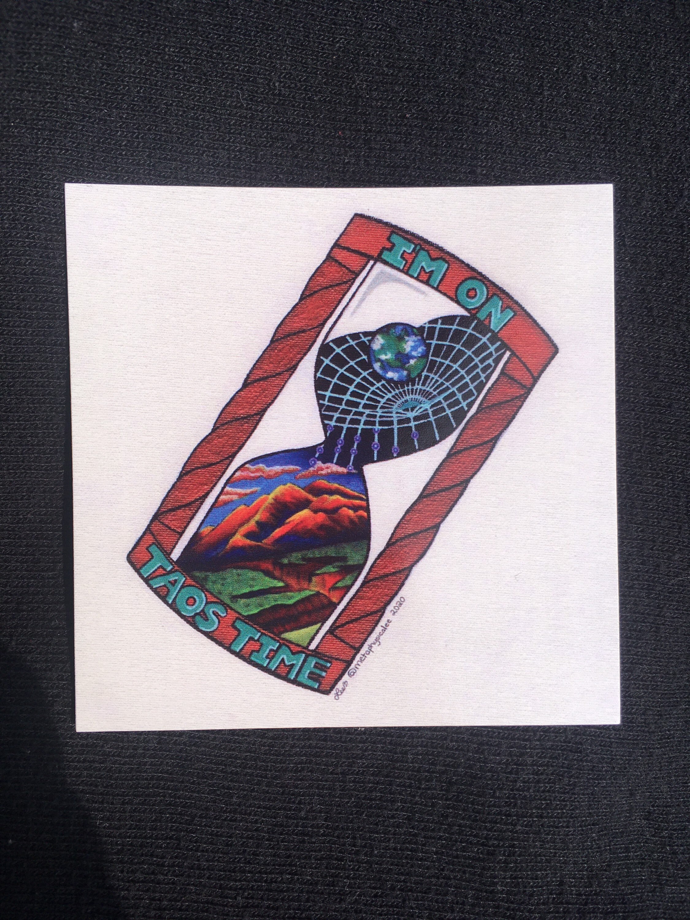 Im on Taos Time Original Square Sticker Stocking Stuffer - Etsy