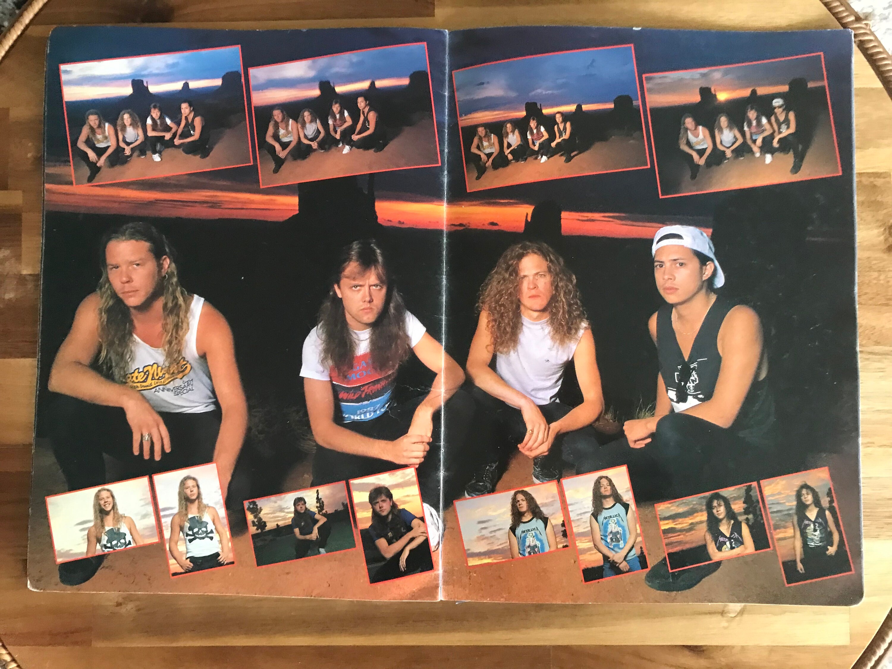 Metallica Damaged Justice Tour '88'89 Concert Program Tour Book RARE - Etsy