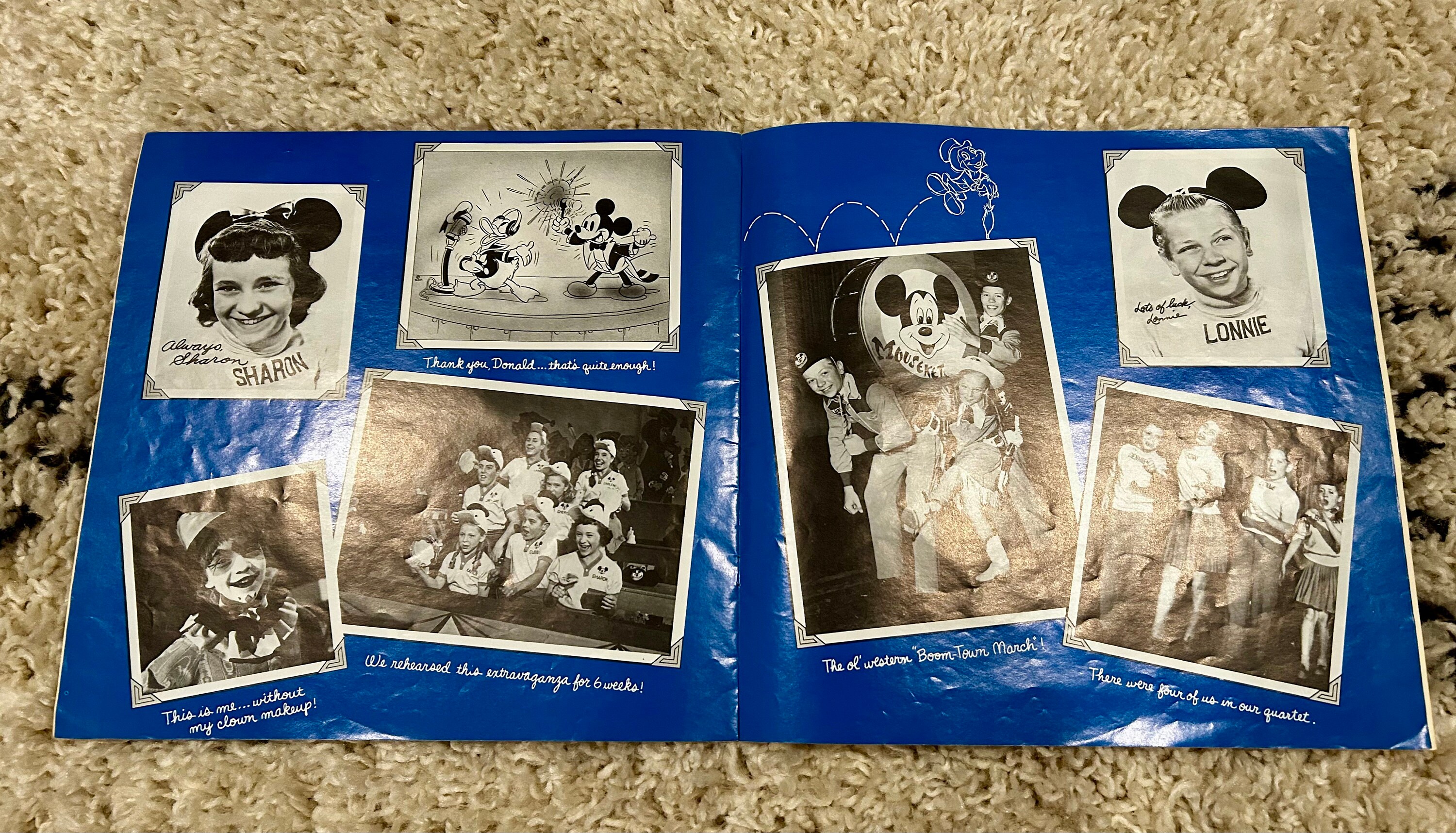 Vintage Walt Disney Mickey Mouse Club Mouseketeer Cast Photo - Etsy