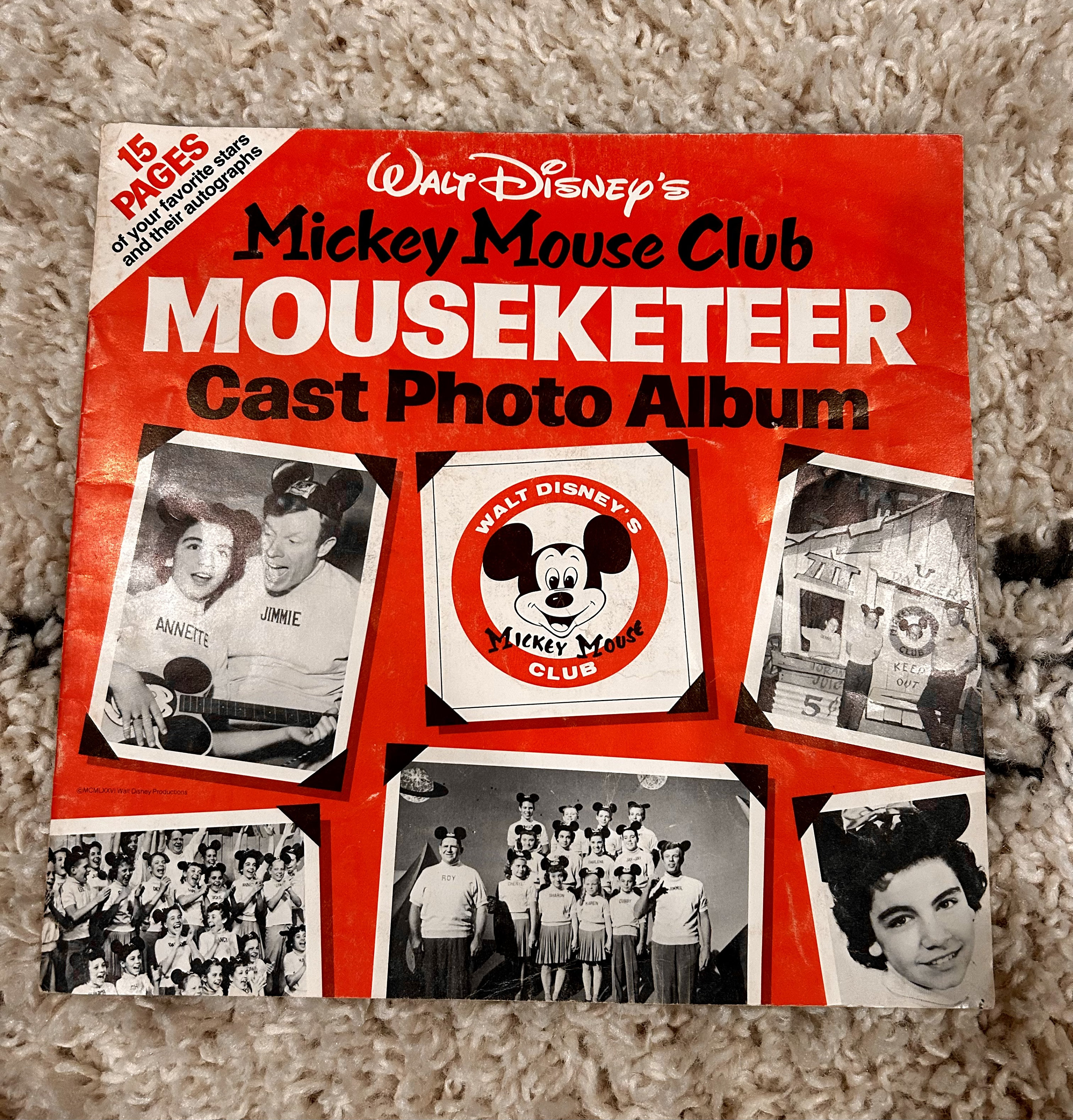 Vintage Walt Disney Mickey Mouse Club Mouseketeer Cast Photo - Etsy