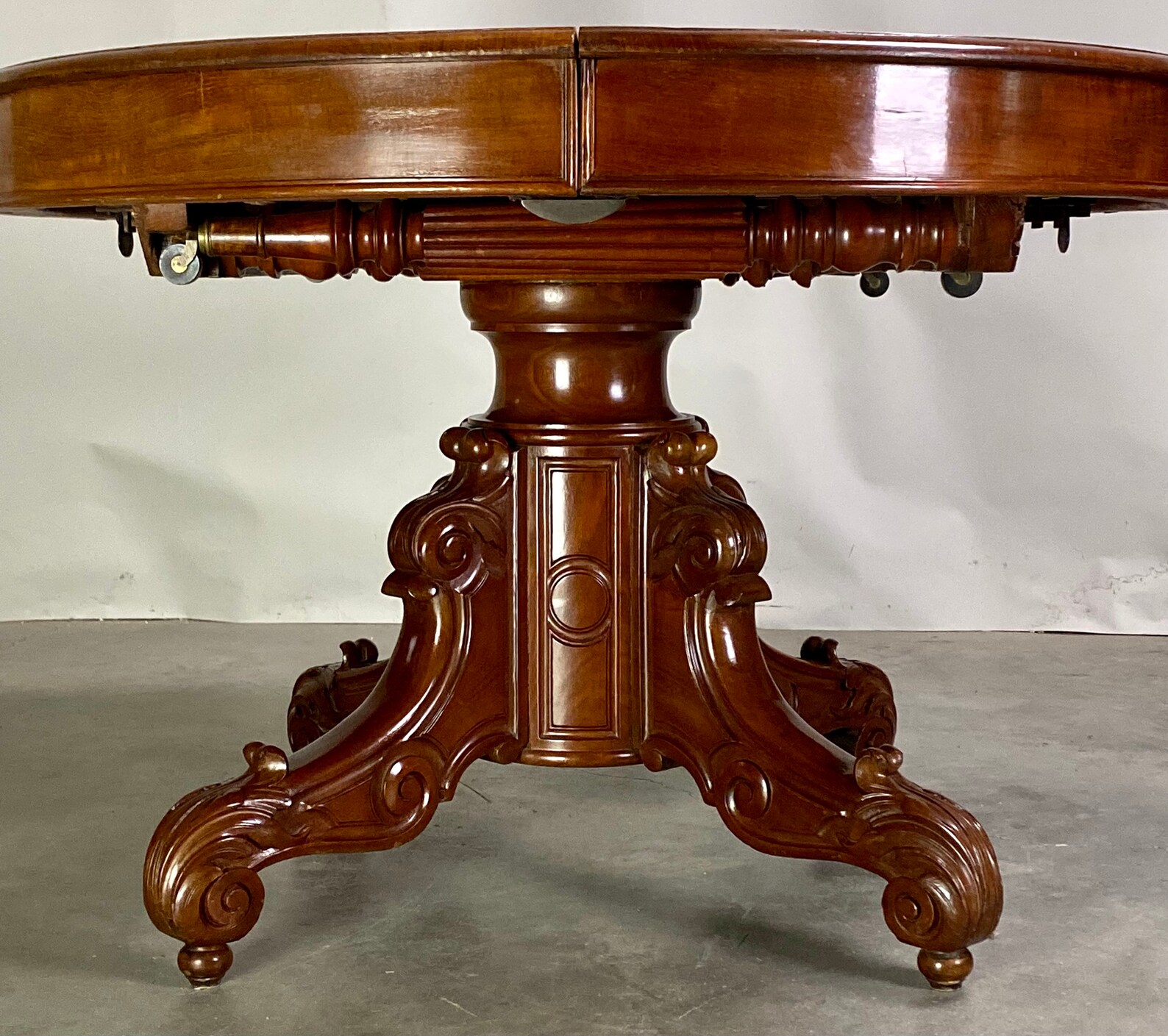 Antique Victorian Round Banquet Dining Table TEN FEET 22066 - Etsy