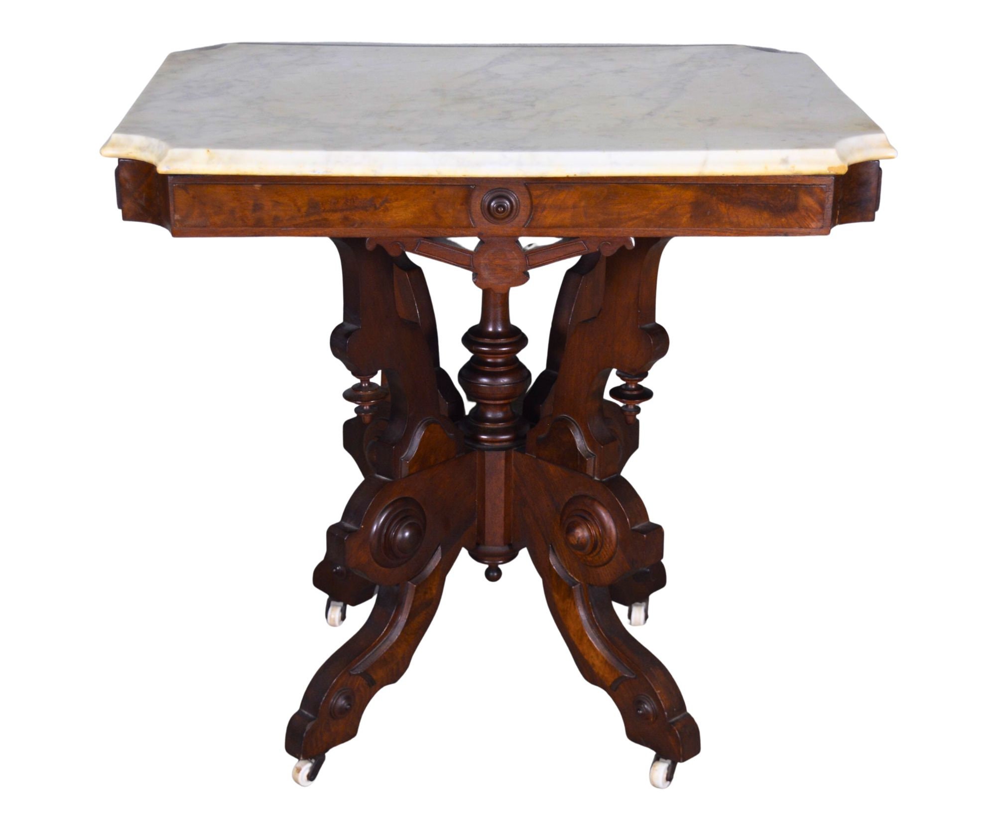 Antique Heavily Carved Oversize Marble Top Parlor Stand 21722 - Etsy