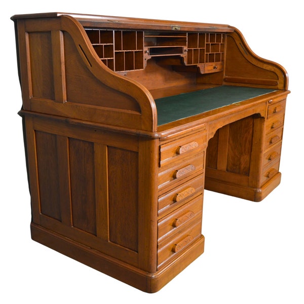 Roll Top Desk - Etsy