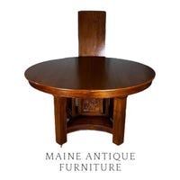 Antique Reproduction Mission Arts and Crafts Mission Style Wood Veneer ...