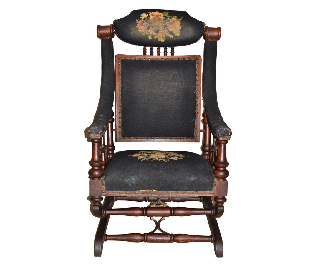 Antique Hunzinger Platform Rocking Chair 21252 - Etsy